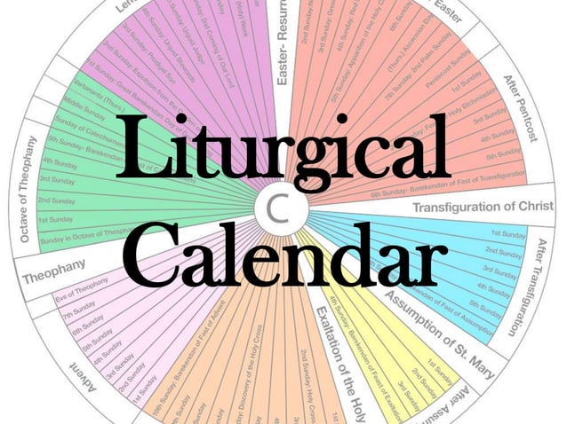 Liturgical Calendar | PPT