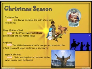 Liturgical calendar | PPTX