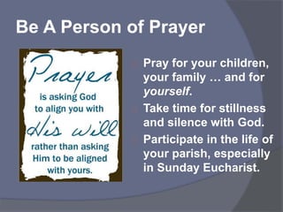 Liturgical prayer and catechesis for catholic school teachers | PPTX