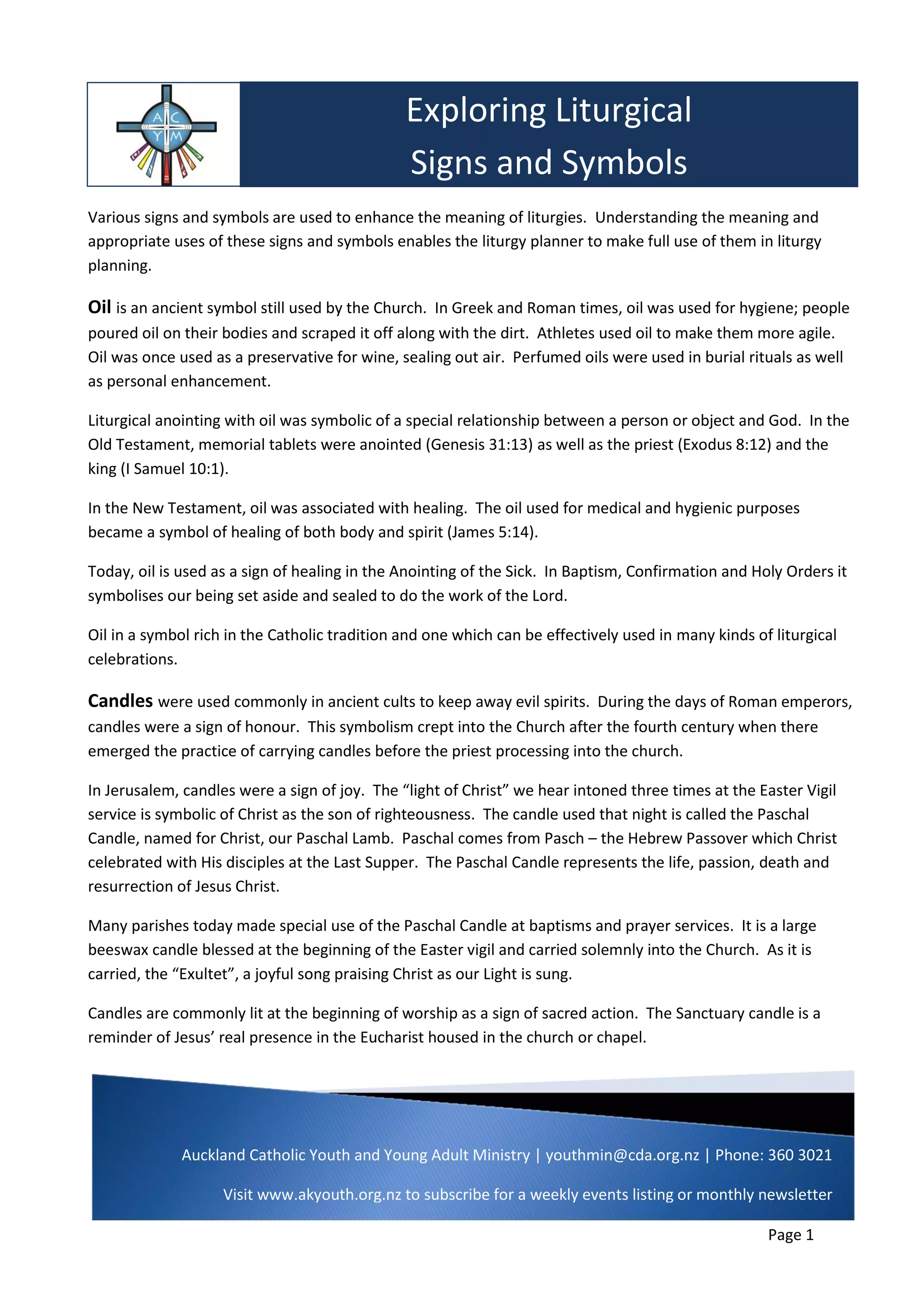 Liturgical signs and symbols.doc