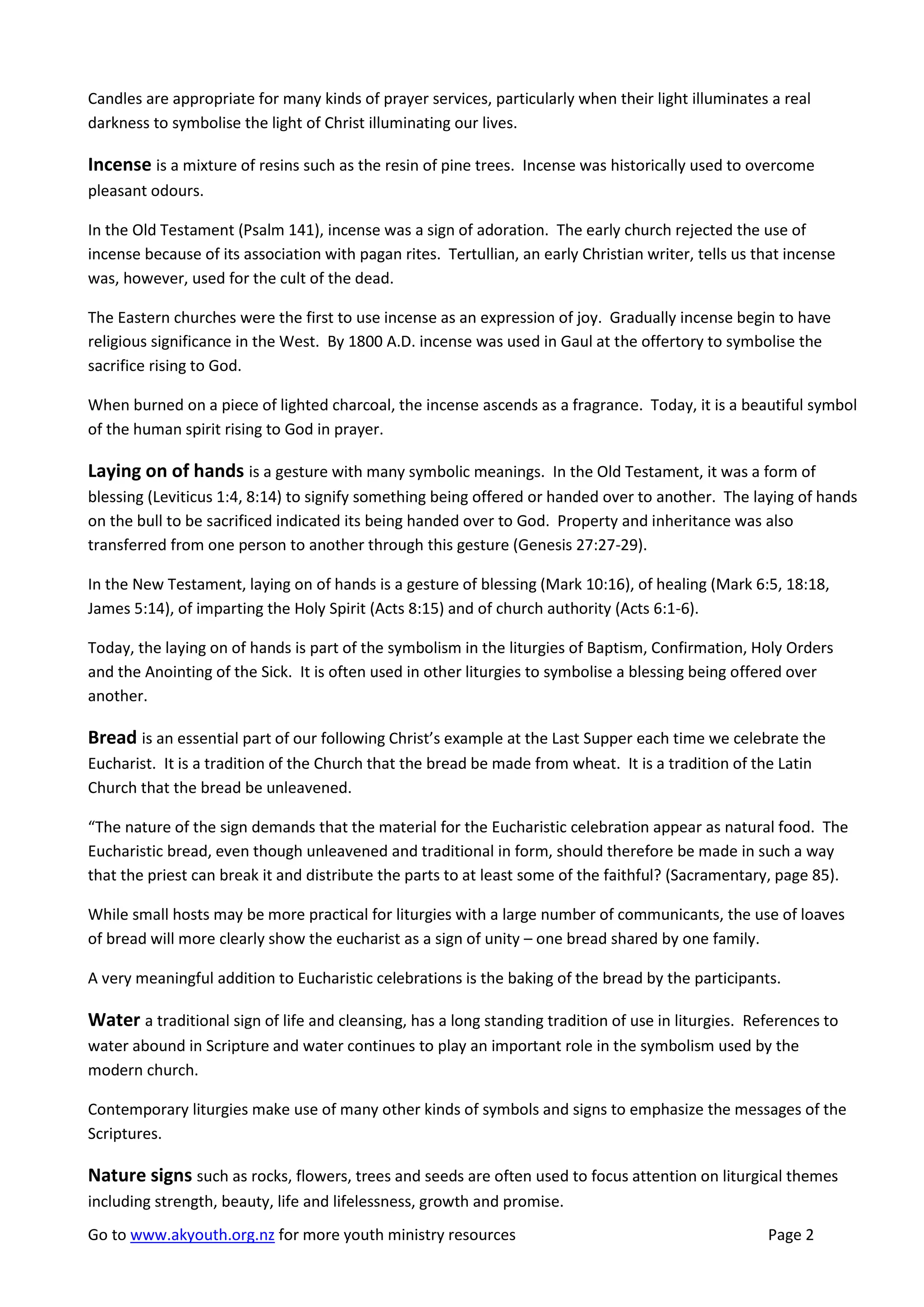 Liturgical signs and symbols.doc