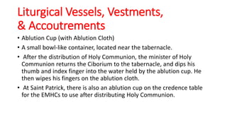LITURGICAL VESSELS AND VESTMENTS.pptx document | PPTX