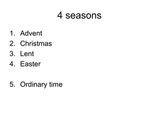 Liturgical year | PPT