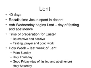 Liturgical year | PPT