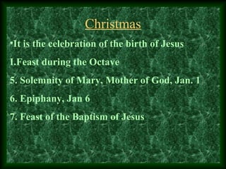 Liturgical year calendar of the Catholic Church | PPT