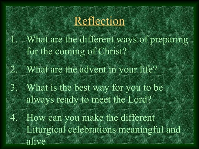 Liturgical year calendar of the Catholic Church | PPT