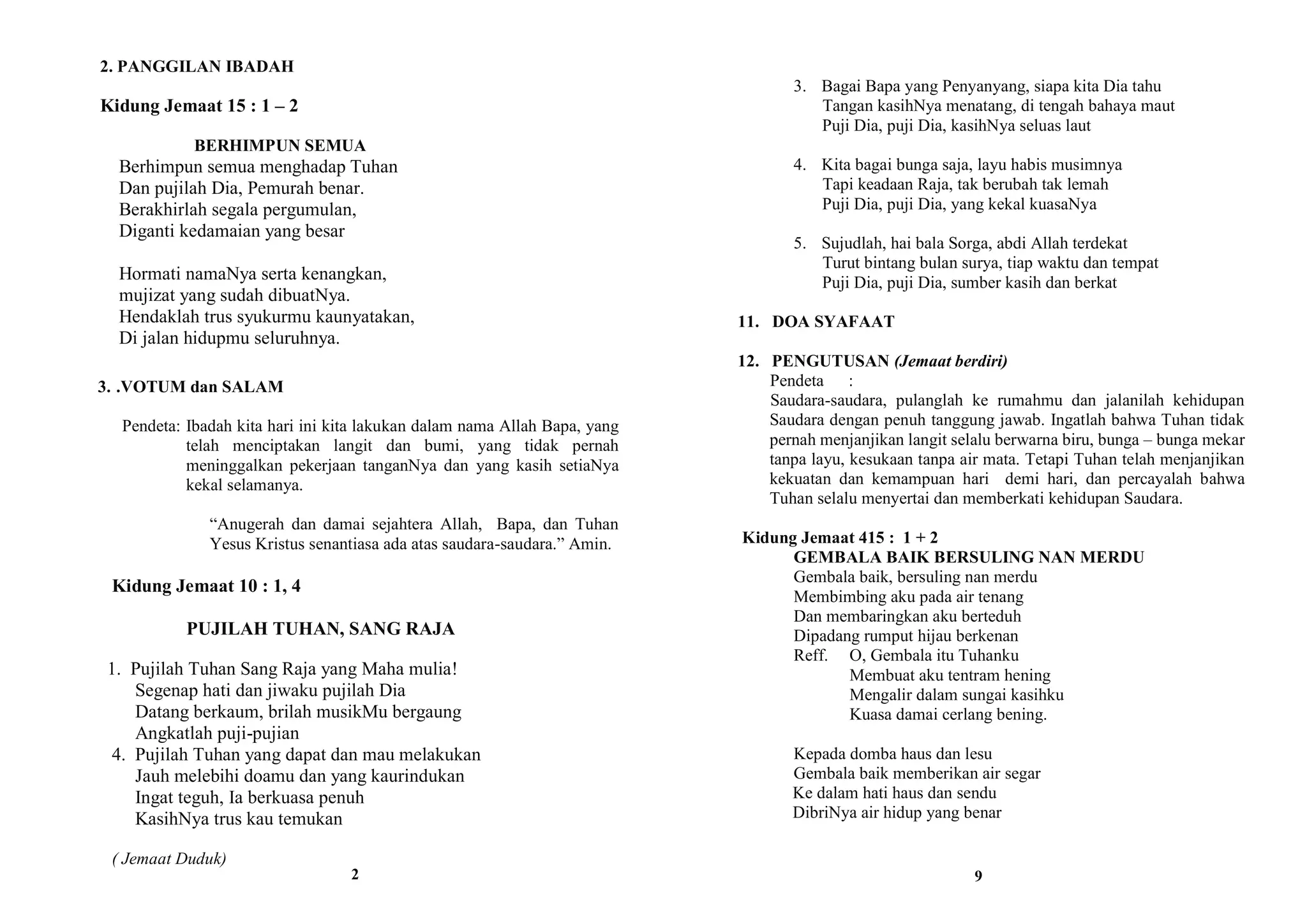 Liturgi Perkawinan Gereja GKJW di jawa Timur | PDF