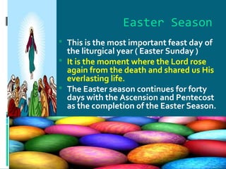 Liturgy and liturgical seasons | PPT