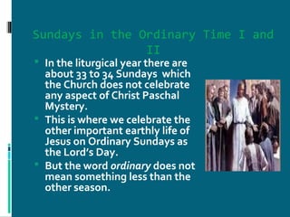 Liturgy and liturgical seasons | PPT