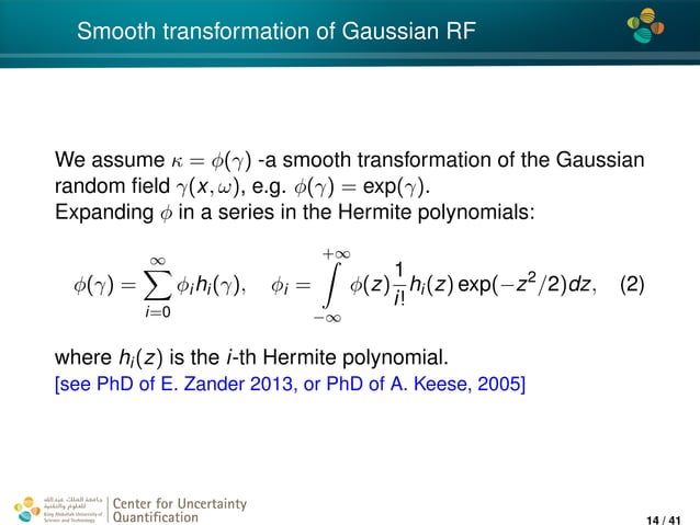 Tensor Train data format for uncertainty quantification | PPT