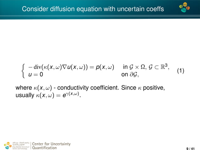 Tensor Train data format for uncertainty quantification | PPT