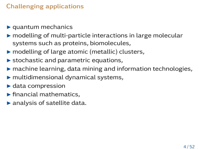 Low Rank Tensor Approximation Introduction Ppt