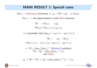 Non-sampling functional approximation of linear and non-linear Bayesian Update | PDF