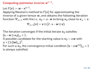 Computing f-Divergences and Distances of\\ High-Dimensional Probability Density Functions | PPT