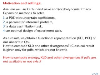 Computing f-Divergences and Distances of\\ High-Dimensional Probability ...