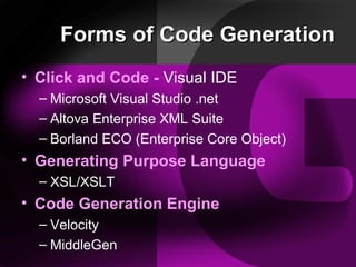 Automatic Code Generation | PPT