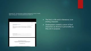 Clowns and fools_in_william_shakespeares_drama_ | PPTX