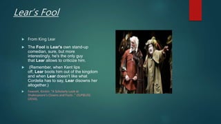 Clowns and fools_in_william_shakespeares_drama_ | PPTX