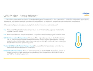 ULTEM™ RESIN – TAKING THE HEAT | PDF
