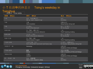 Liu Guanzhong_Tsinghua Campus | PPT