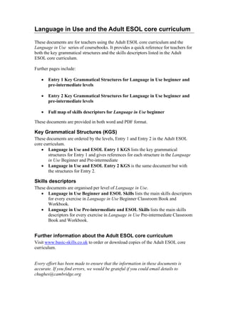 Liu ped adult_esol_corecurriculum | PDF