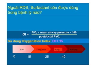 Liệu pháp surfactant trong điều trị suy hô hấp sơ sinh | PDF