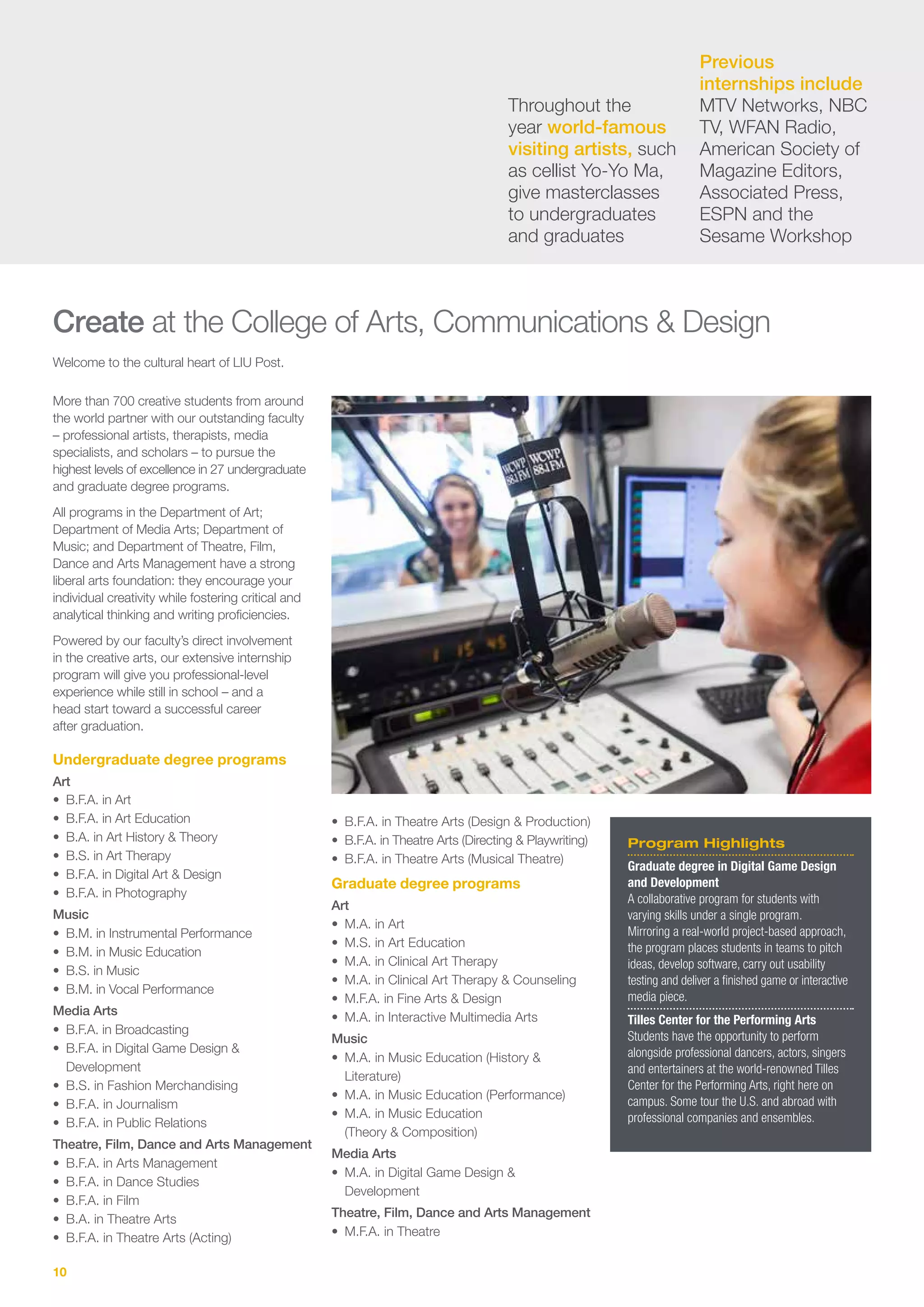 Long Island University post brochure | PDF