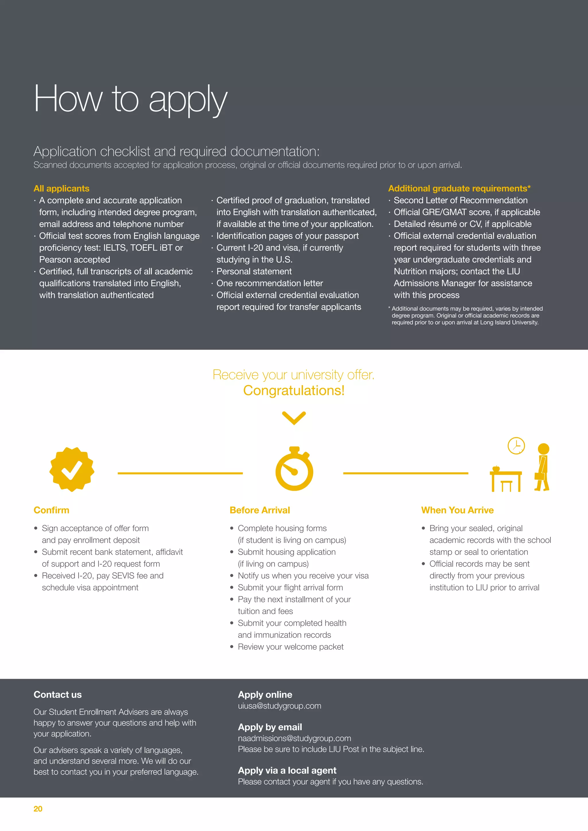 Long Island University post brochure | PDF