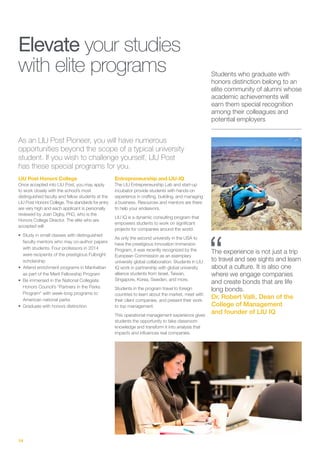 Long Island University post brochure | PDF