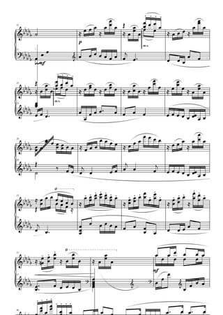 Piano sheet music chinese songs - Liuyang river song 2 | PDF | Classical Music | Music