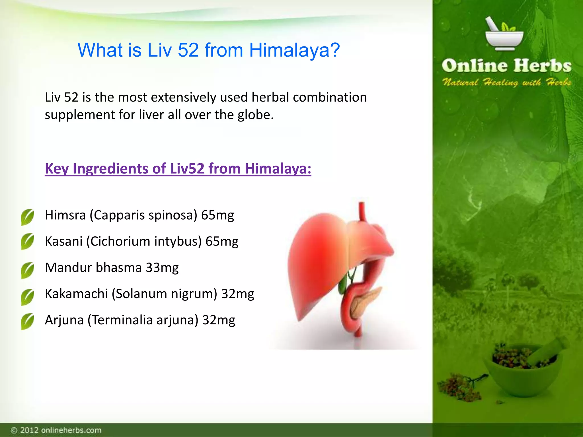 Liv 52 from himalaya | PPTX