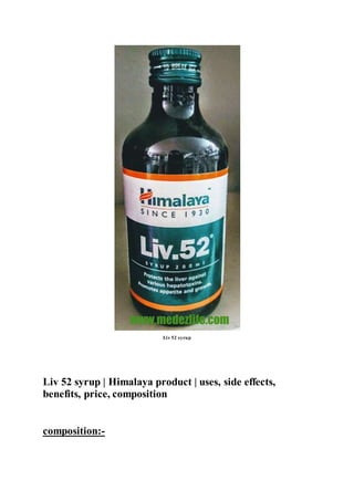 liv 52 syrup | DOCX | Pharmaceutical Drugs | Medical Health
