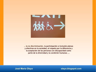 El derecho a la autonomía individual. Personas con discapacidad. | PDF