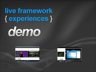 Live Framework | PPT