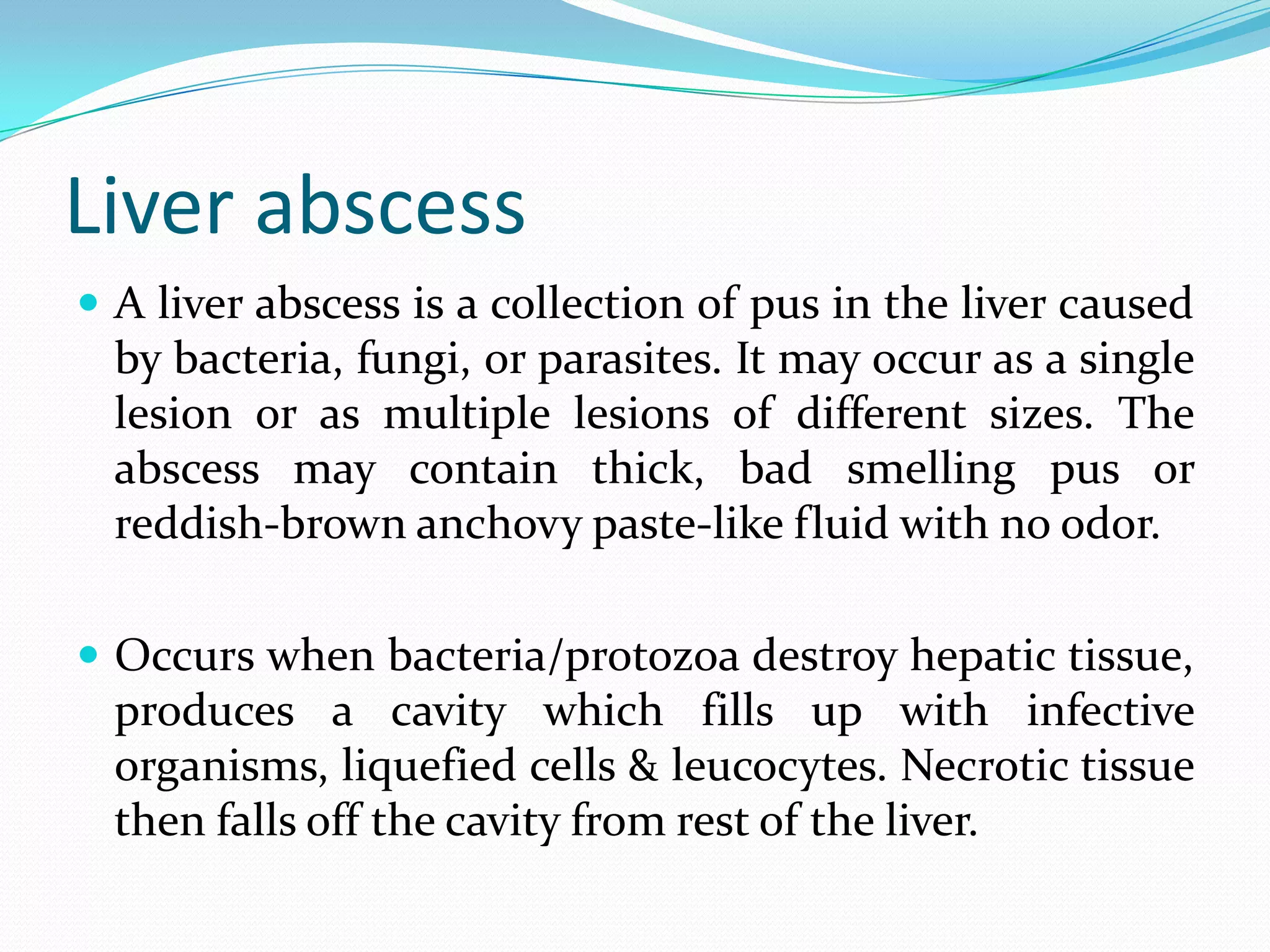 Live abscess | PPTX