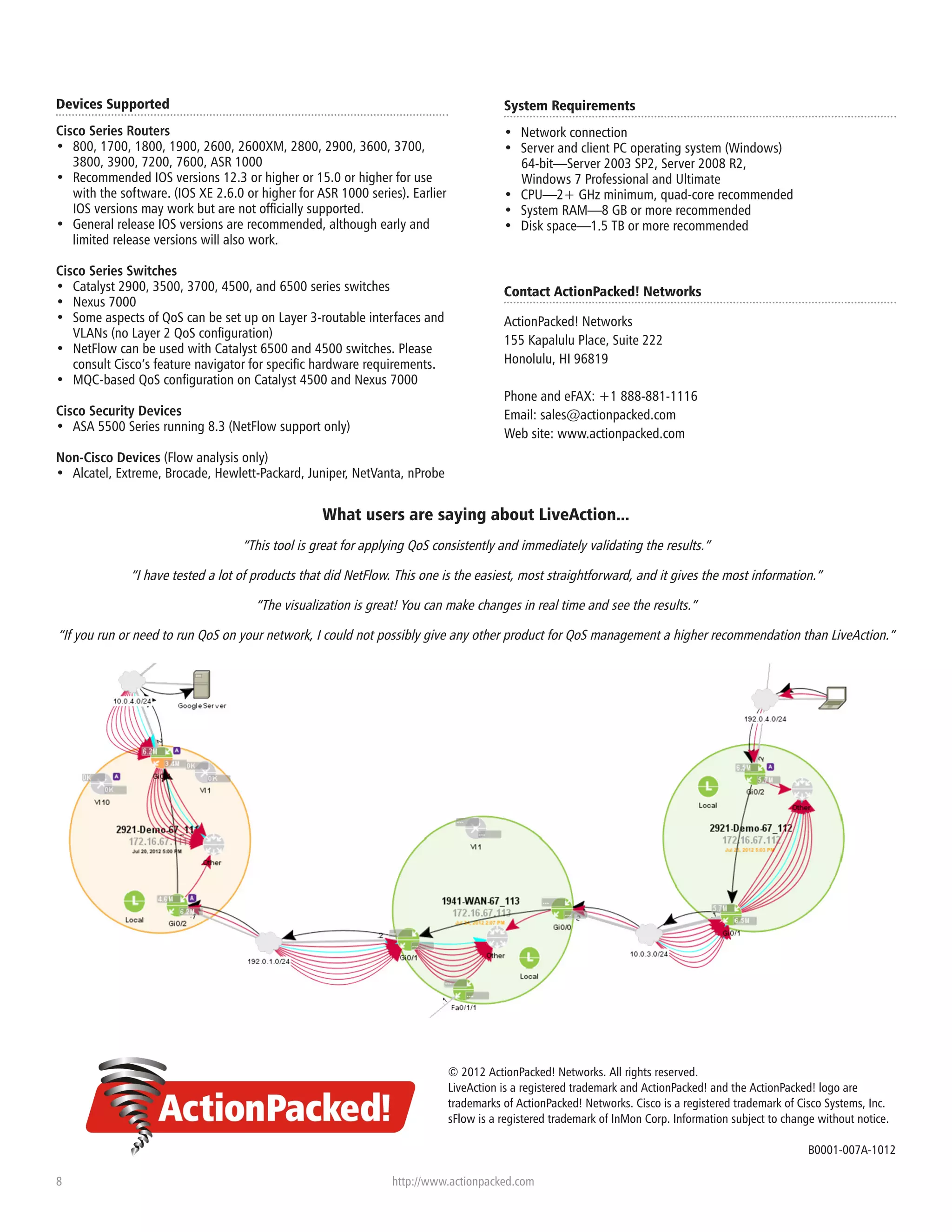 LiveAction Brochure | PDF