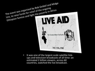 Live aid | PPTX