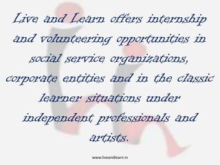 Live and learn | PPTX