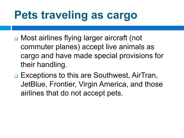 Live animals regulations | PPTX
