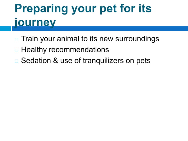 Live animals regulations | PPTX