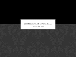 Live auction powerpoint revised | PPSX