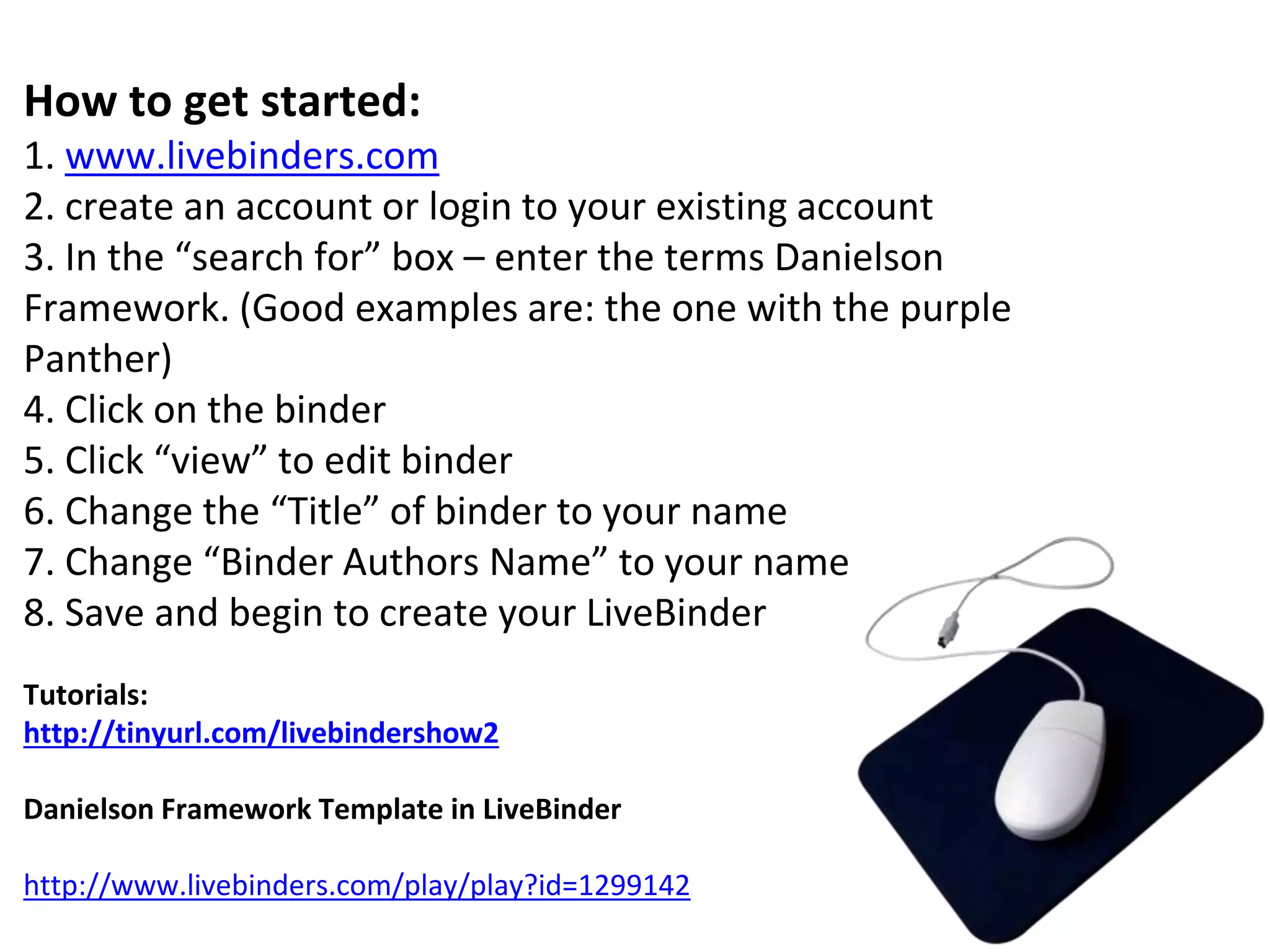 Live binder portfolios | PPT