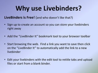 Livebinders presentation2 | PPTX