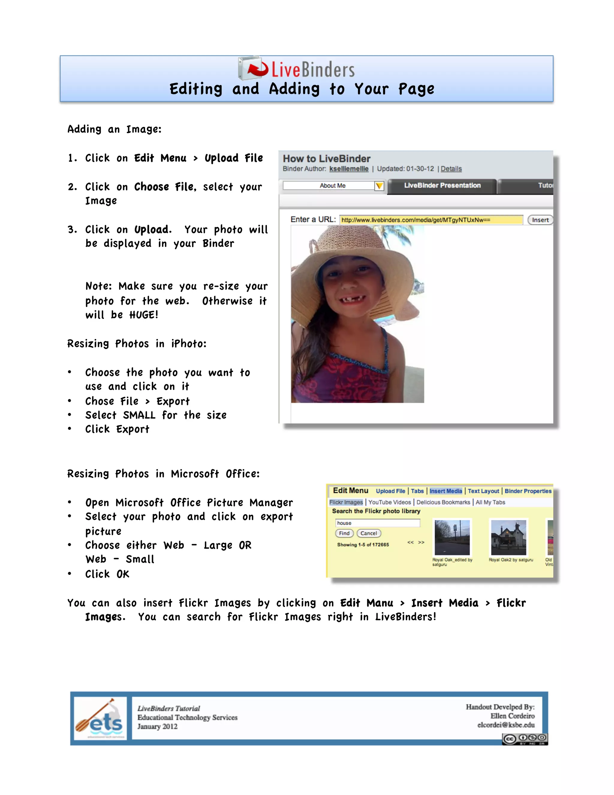 LiveBinders Tutorial | PDF