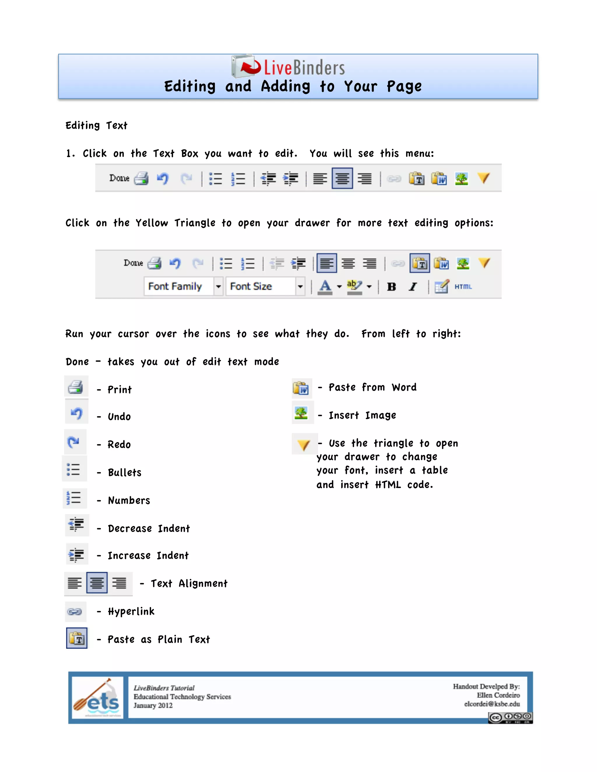 LiveBinders Tutorial | PDF