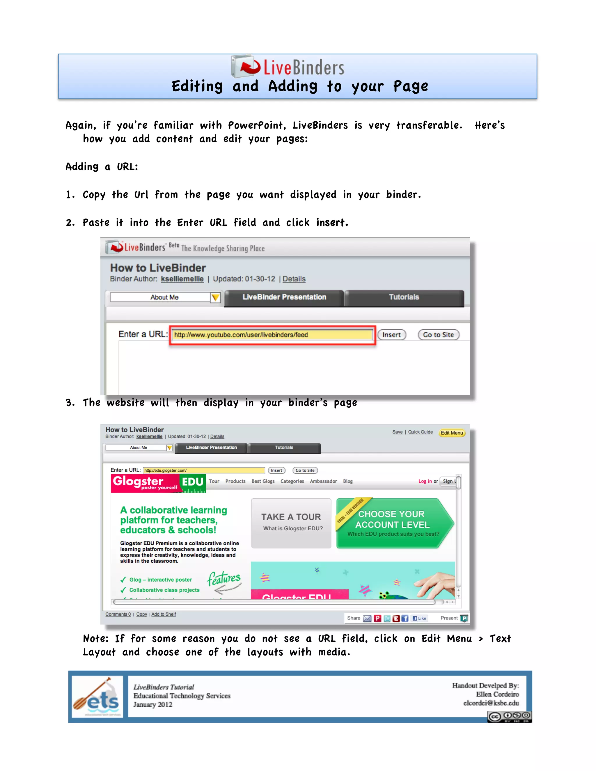 LiveBinders Tutorial | PDF