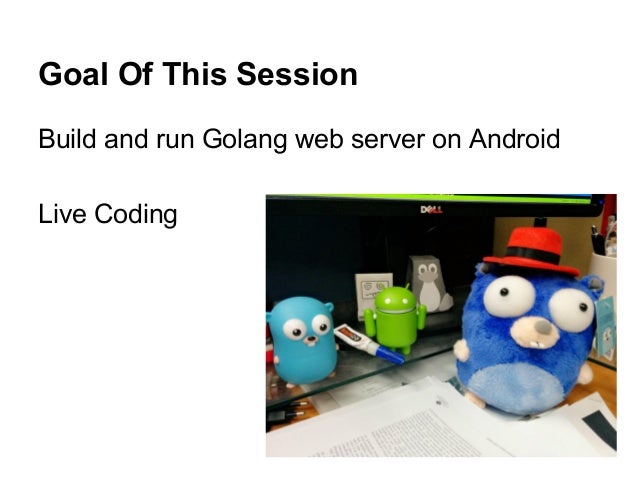 (Live) build and run golang web server on android.avi
