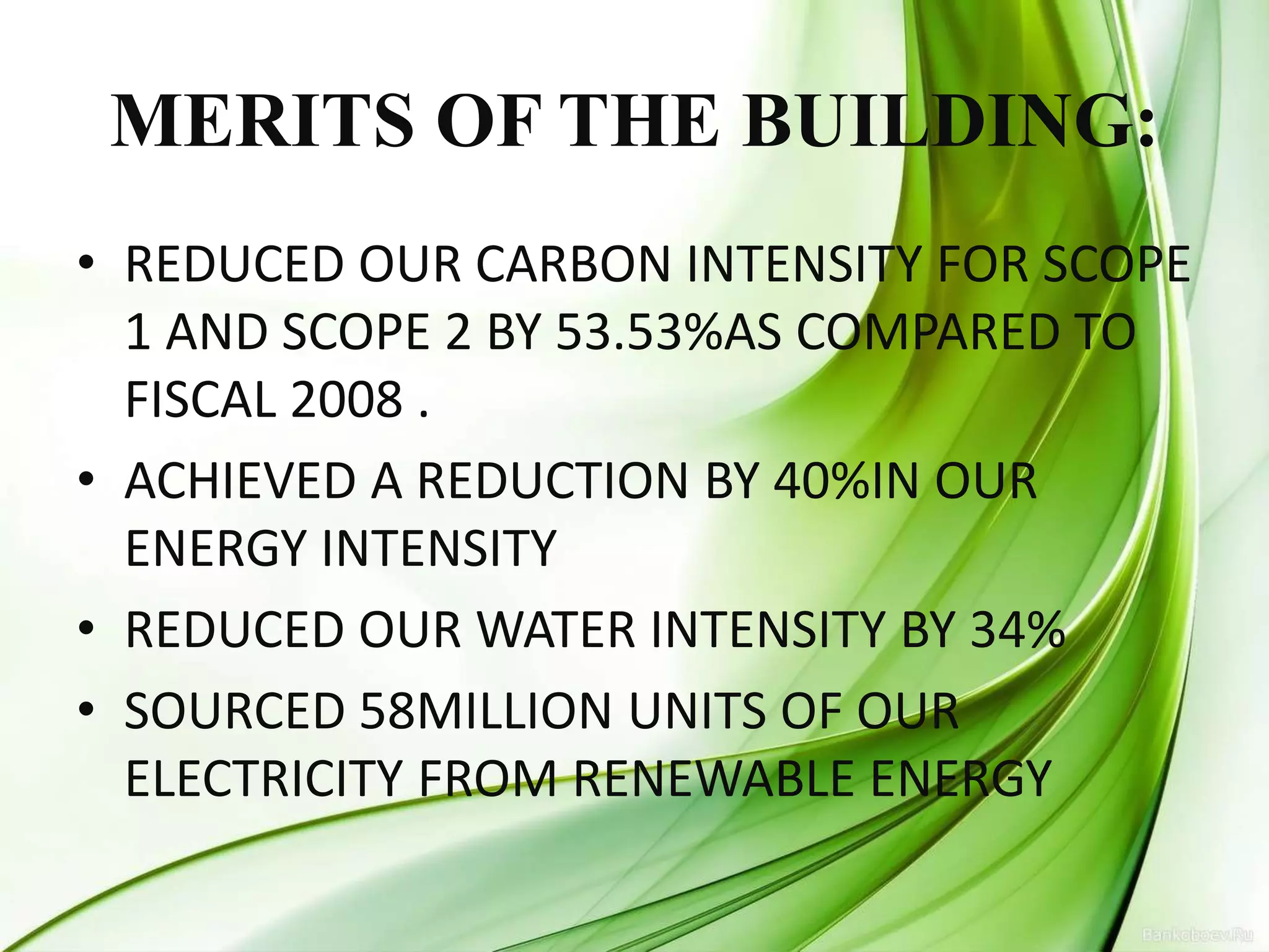 INFOSYS GREEN BUILDING | PPTX