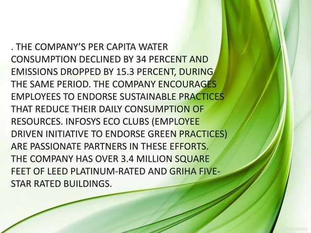 INFOSYS GREEN BUILDING | PPTX