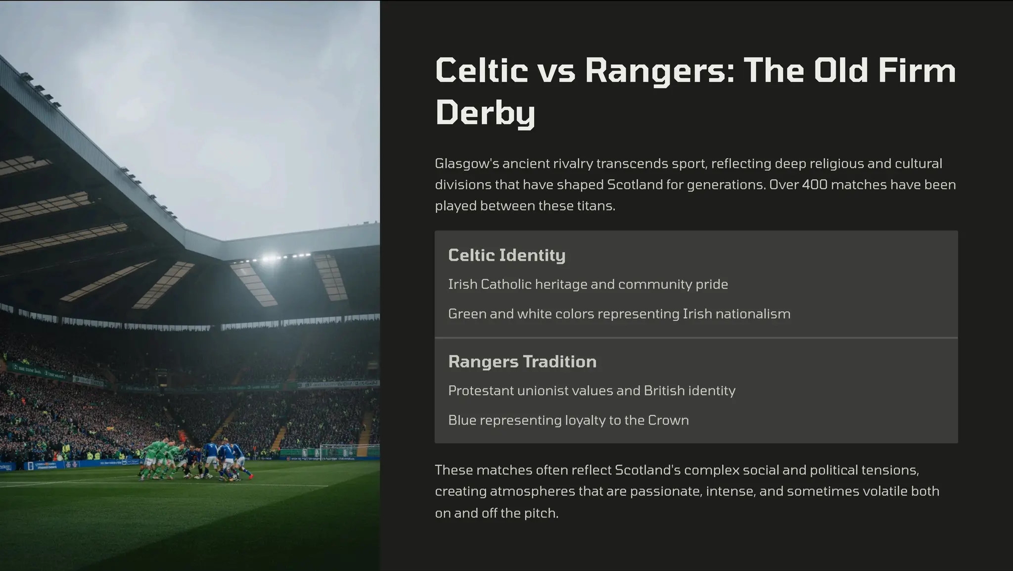 Football Rivalries That Shaped History.. | PDF